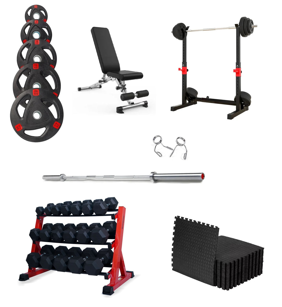 Weight Plates Barbell Dumbbells Power Cage Sets Strongway Gym Supplies