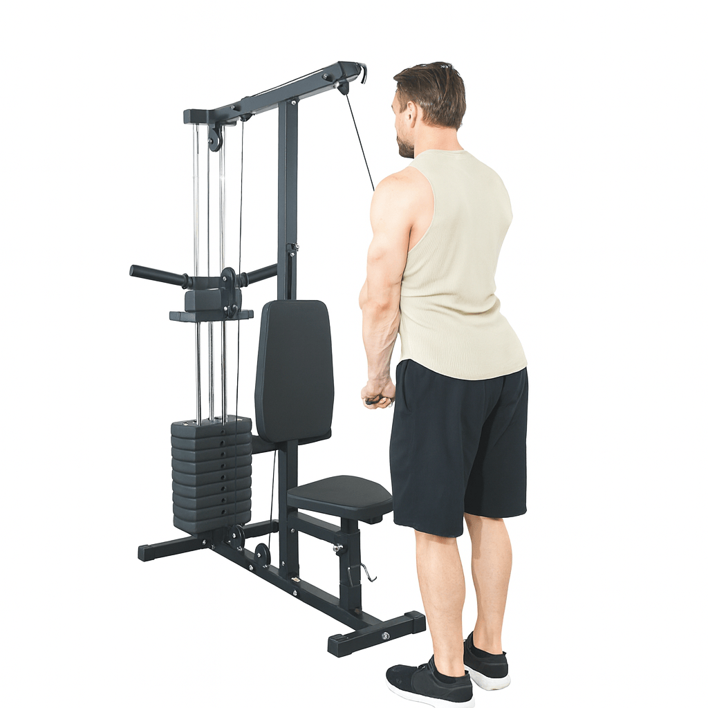 Cable Crossover with Weights | Strongway Gym Supplies