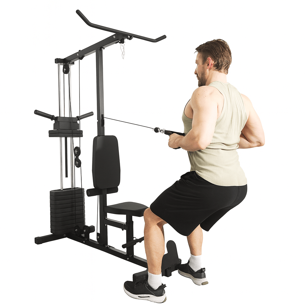 Cable Crossover with Weights | Strongway Gym Supplies