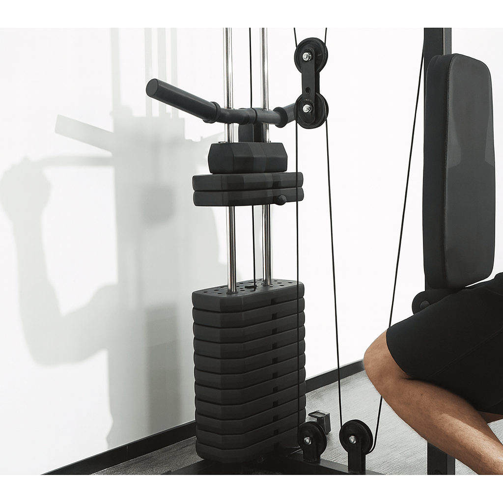 Cable Crossover with Weights | Strongway Gym Supplies