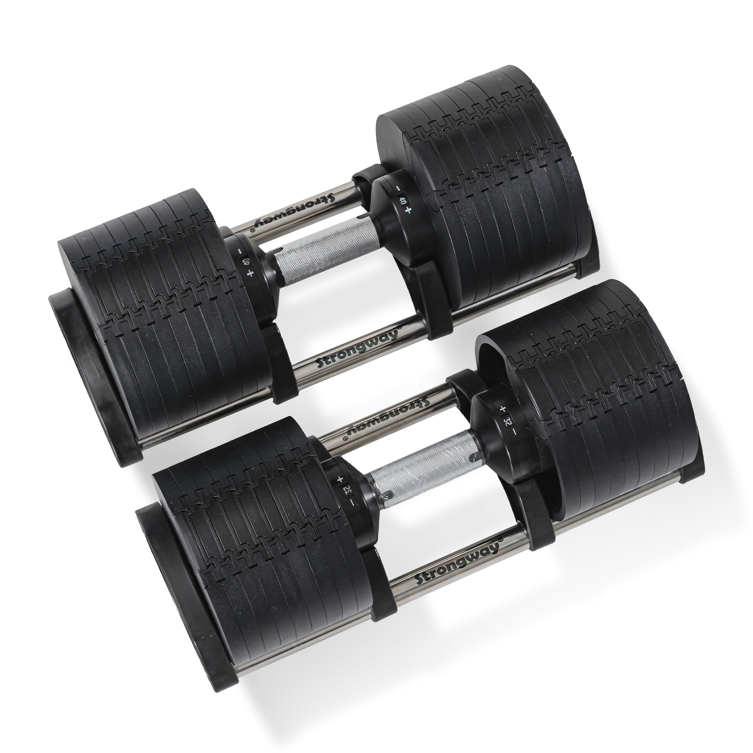 STRONGWAY 40KG Adjustable Dumbbells Set (Pair) with Stand – Strongway ...