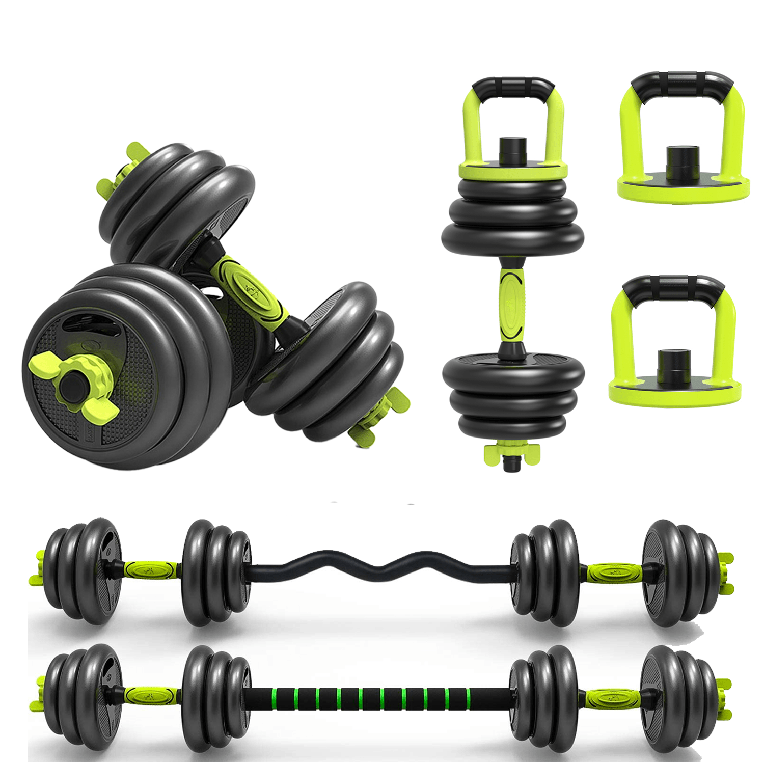 Adjustable Dumbbell Barbell Kettlebell Push Up Set | Strongway Gym Supplies