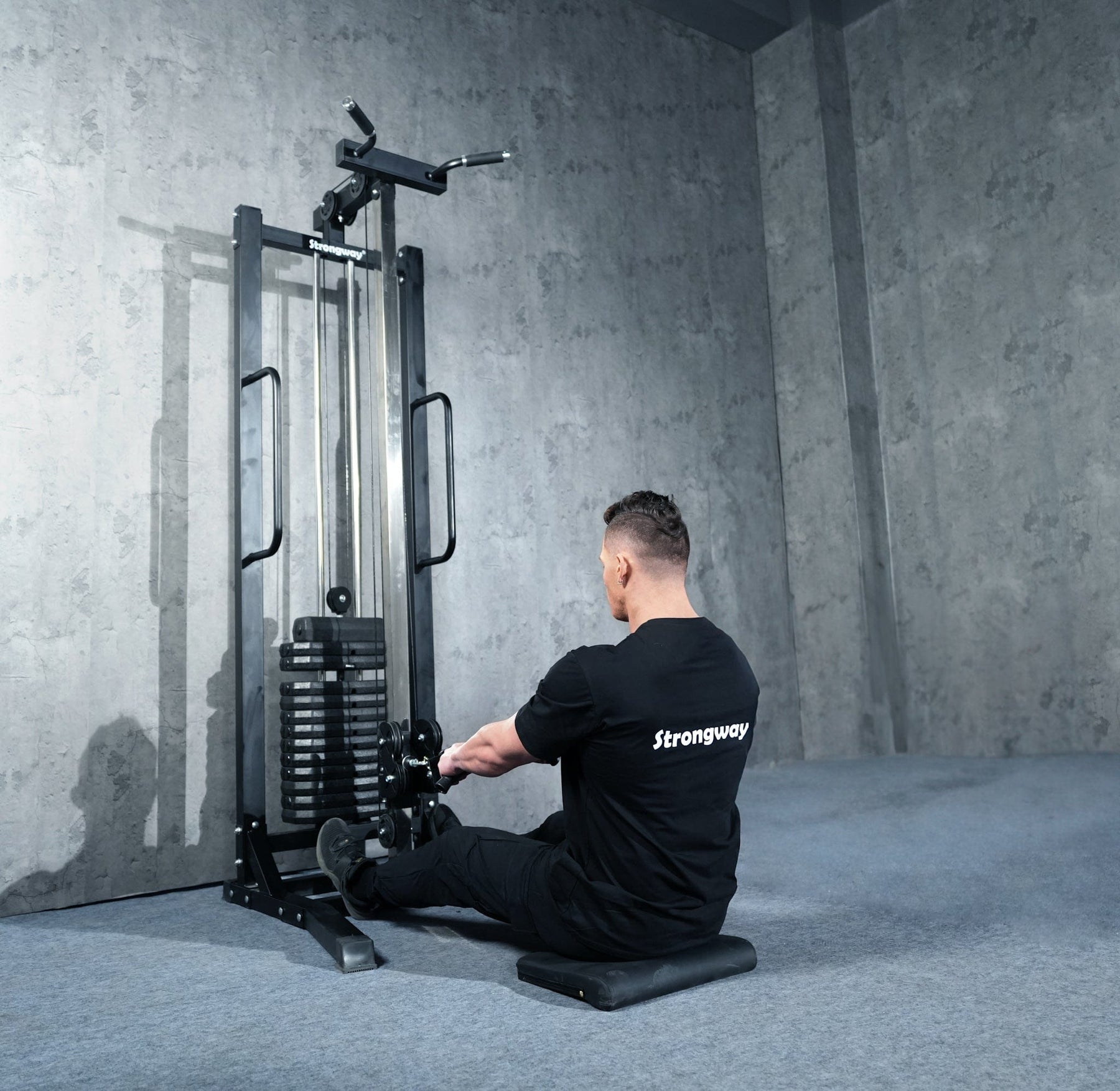 Cable Crossover with Weights | Strongway Gym Supplies