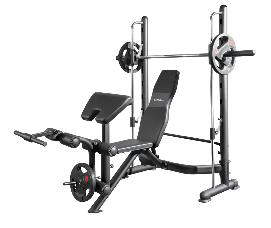 Strongway Multi-Function Adjustable Bench with Preacher Curl, Leg Exte