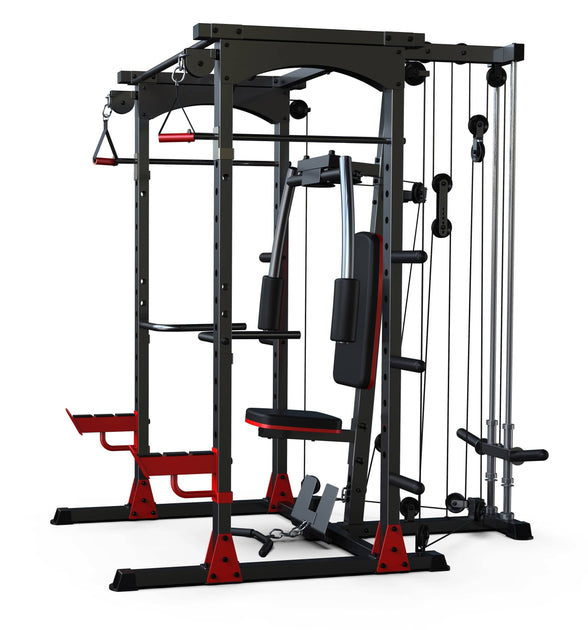 Strongway Multi Gym with Weights - Multifunction Home Gym Machine