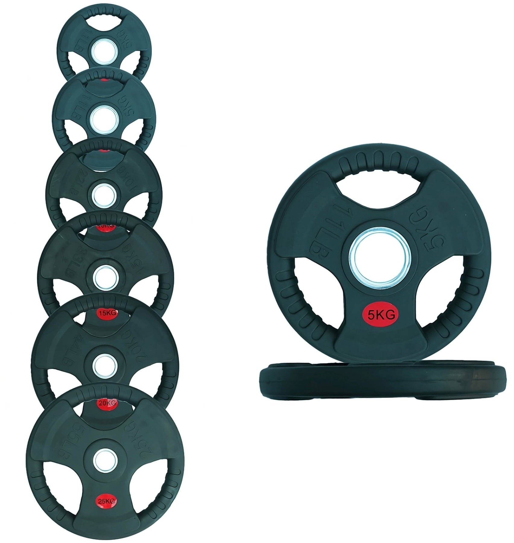 Olympic Tri Grip Weight Plates Sets | Strongway Gym Supplies