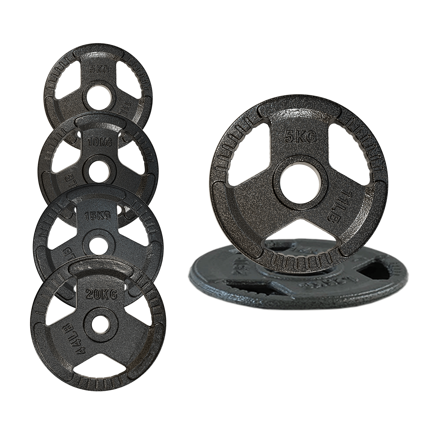 Olympic Tri Grip Weight Plates Sets | Strongway Gym Supplies