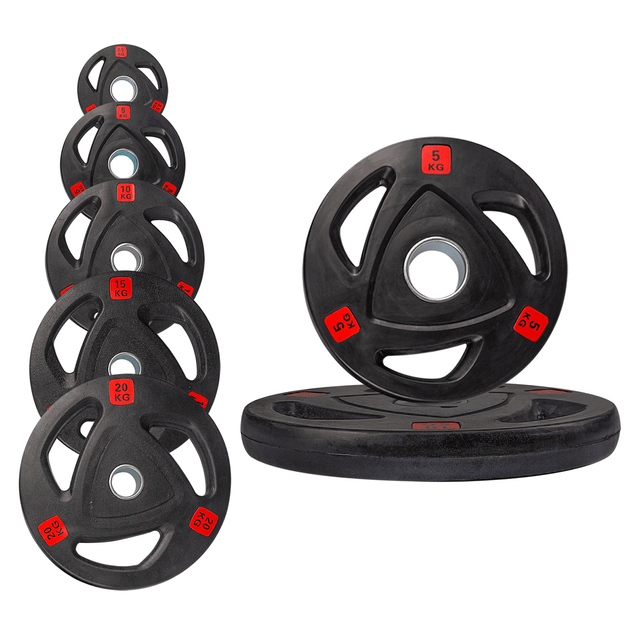 Olympic Tri Grip Weight Plates Sets | Strongway Gym Supplies