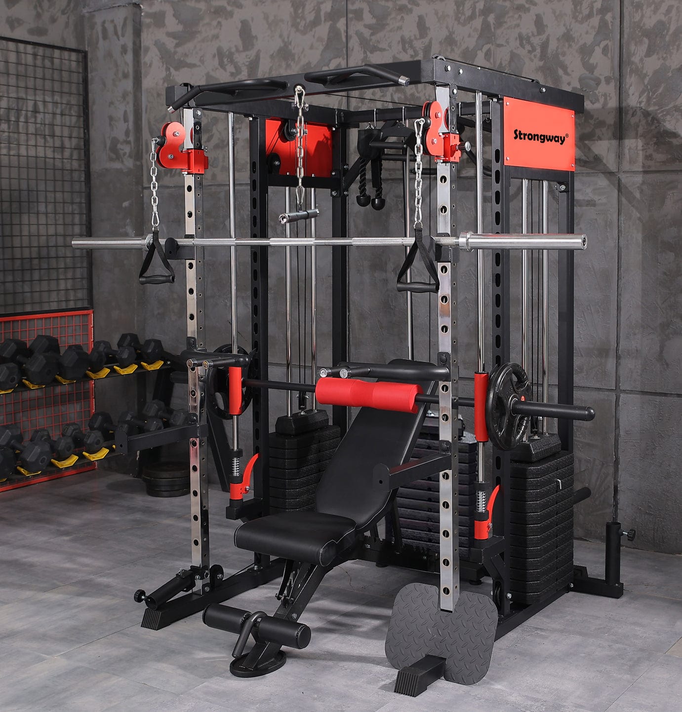 Strongway Multi Gym Smith Machine for Home Fitness Beginners