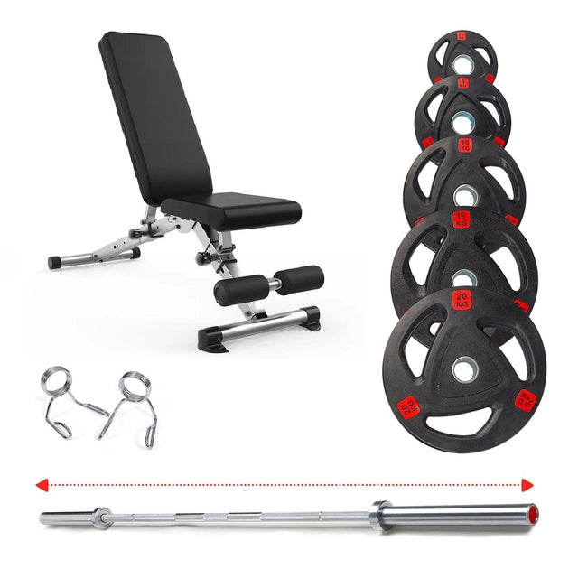 Olympic Weight Plates Barbell Squat Rack Sets | Strongway Gym Supplies