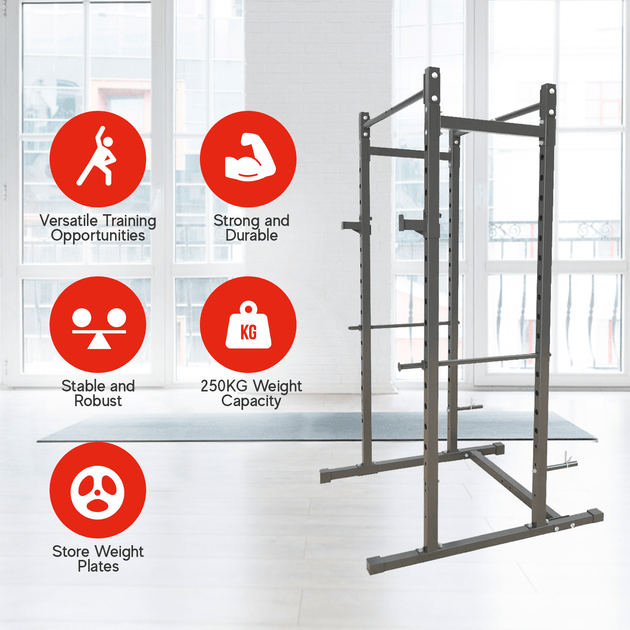 Olympic Weight Plates Barbell Squat Rack Power Cage Sets | Strongway ...